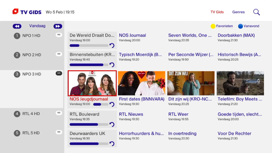Internet en tv vergelijken vanaf € 15 per maand